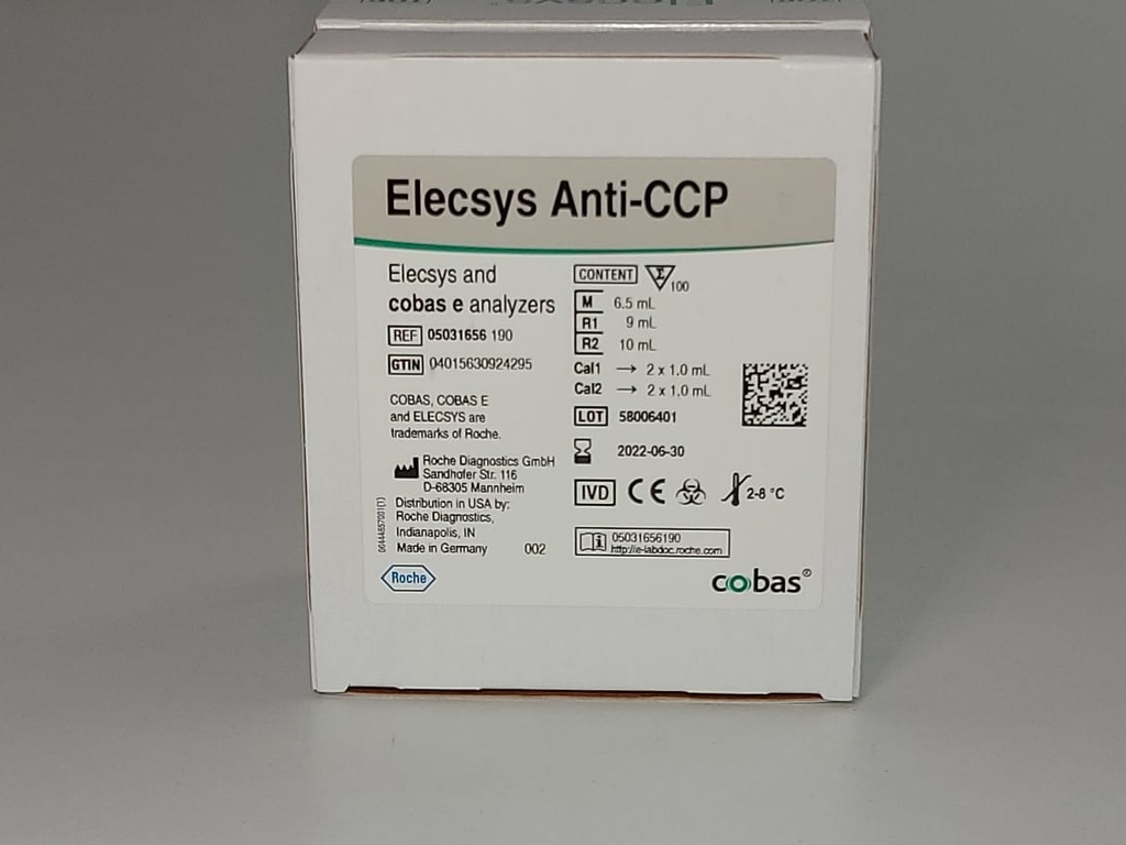 ROCHE ELECSYS Anti-CCP (100 Test) | Aldeal Lab-Tech Limited
